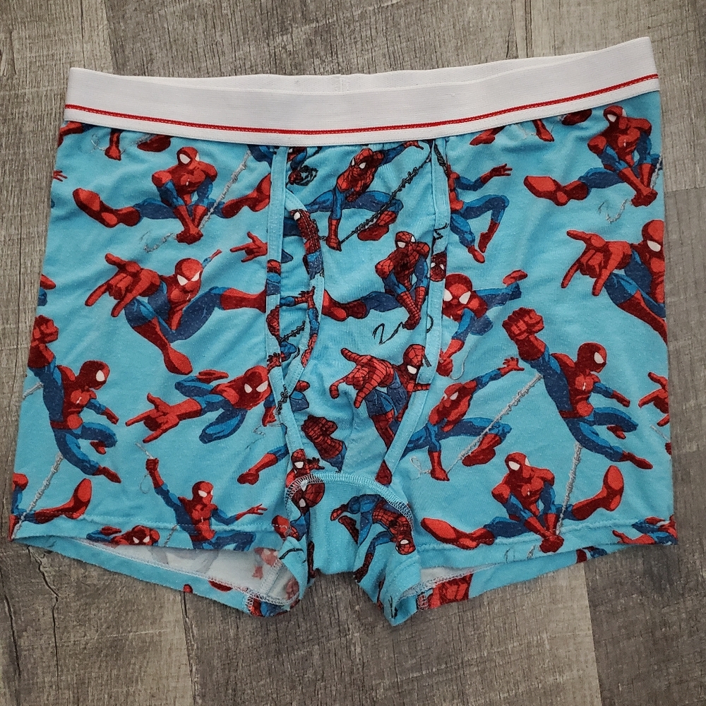 Spider-Man Themed Blue Boxer Briefs - Gem